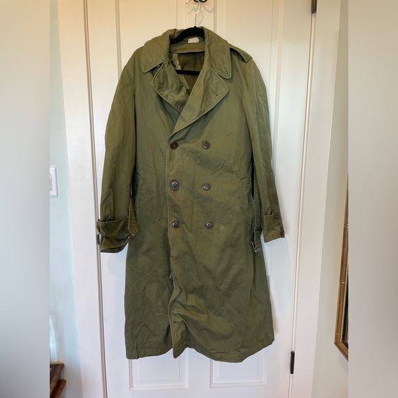 U.S. Army | Jackets & Coats | 95s Us Army Wool Lined Trench Coat | Poshmark